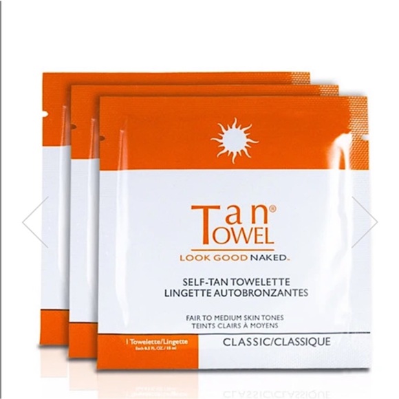 Tan Towel | Bath & Body | Nwt Tantowel Self Tan Towelettes 4 Pack ...
